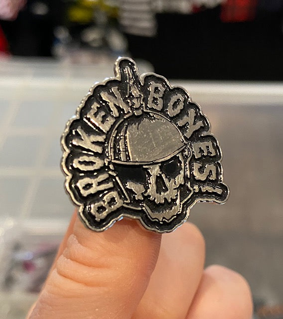 Broken Bones Logo Enamel Pin – DeadRockers