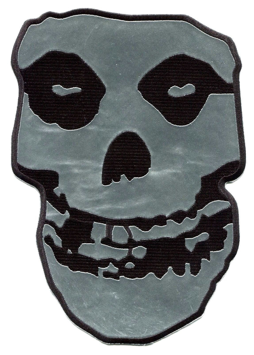 Misfits Silver Skull Woven Back Patch – DeadRockers
