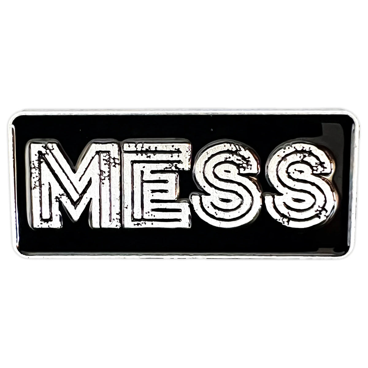 Mess Logo Band Pin – DeadRockers