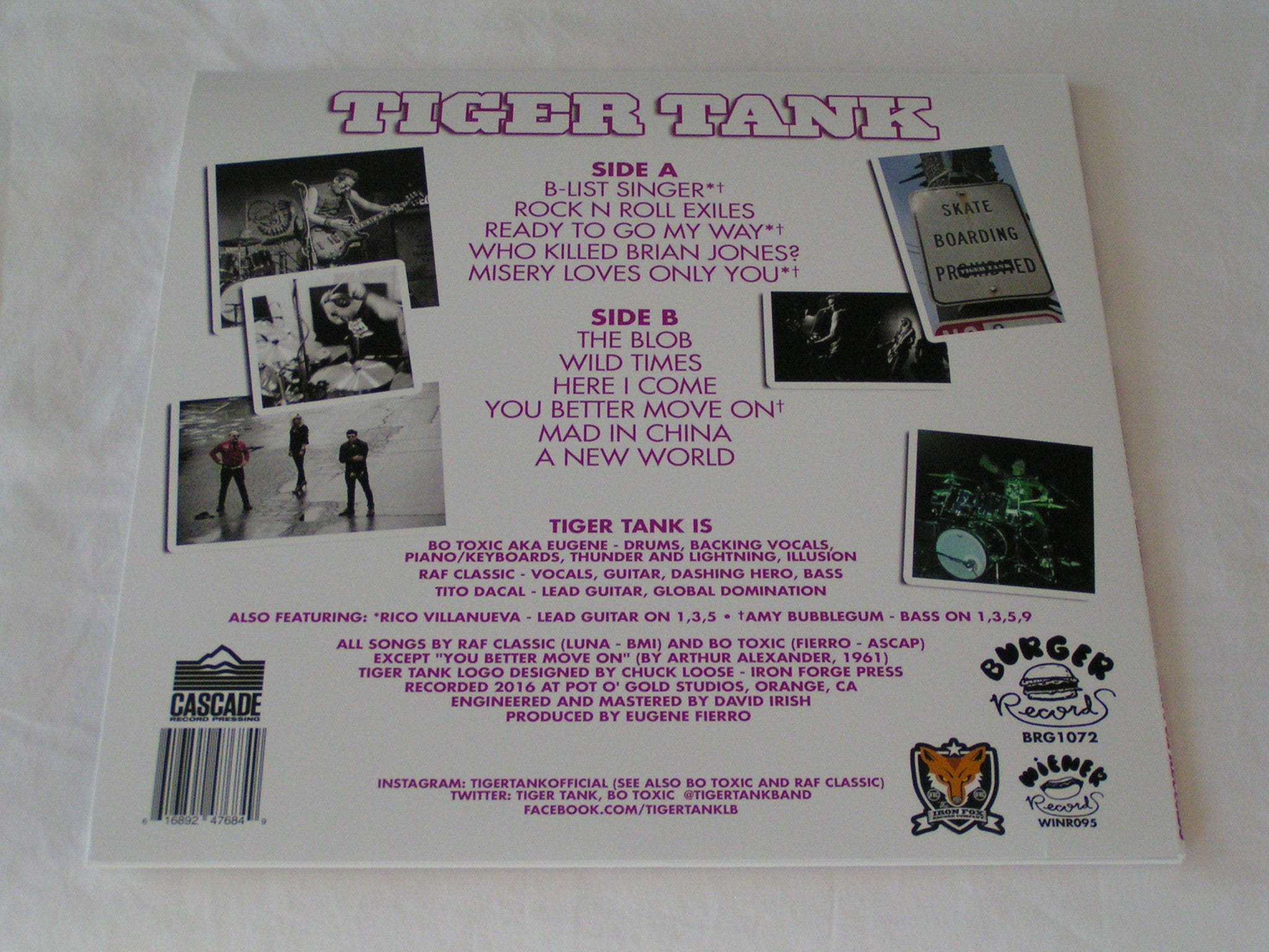 Tiger Tank - S/T LP – DeadRockers